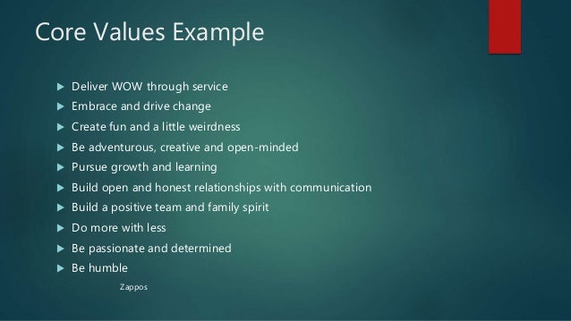 Core Values List Over 500 Core Values Examples