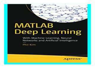 MATLAB Deep Learning With Machine Learning, Neural Networks and ...
