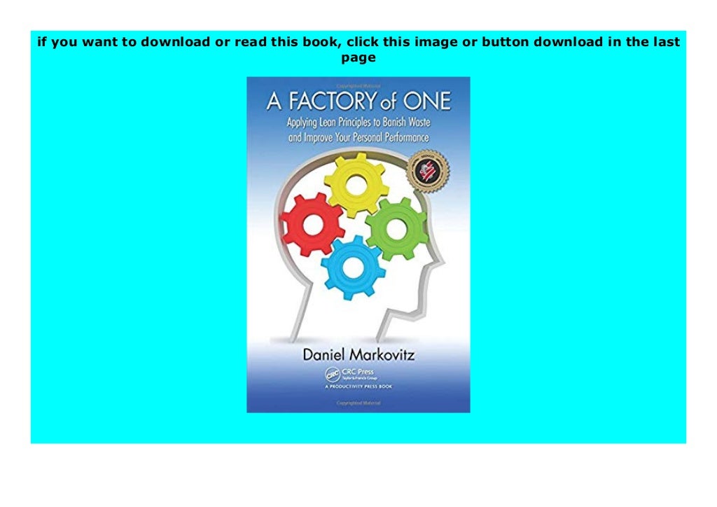 A Factory of One book 449