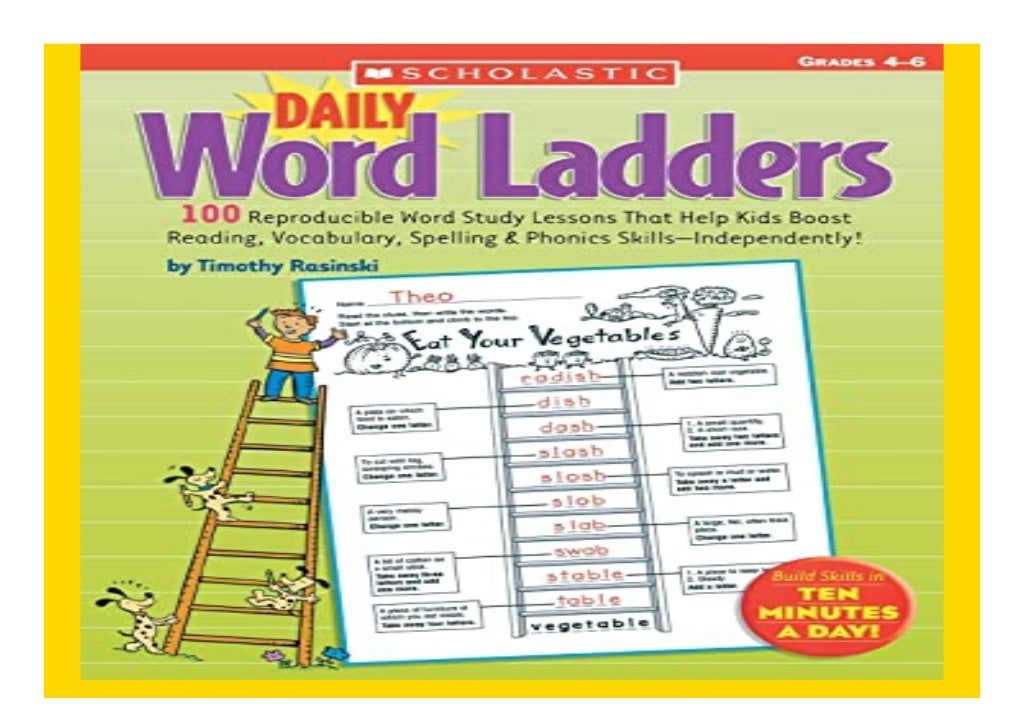Daily Word Ladders Grades 4 6 100 Reproducible Word Study Lessons That ...