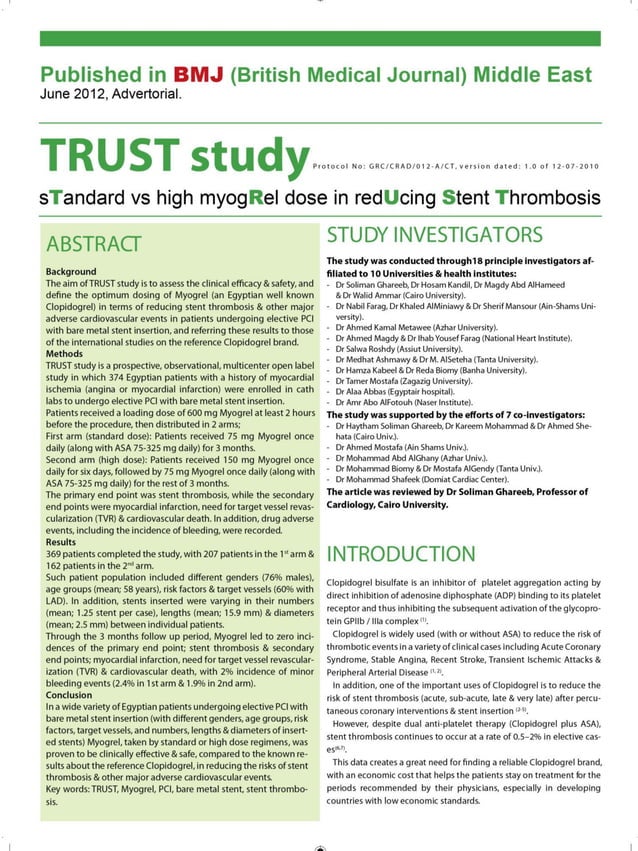 TRUST study | PDF