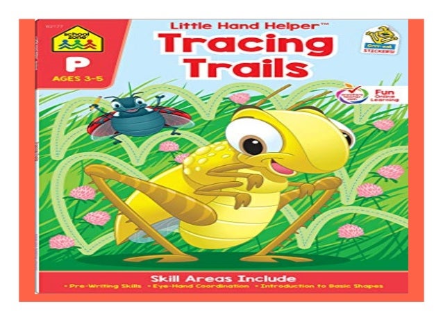 School Zone - Tracing Trails Pre-Writing Skills Workbook Preschool and ...