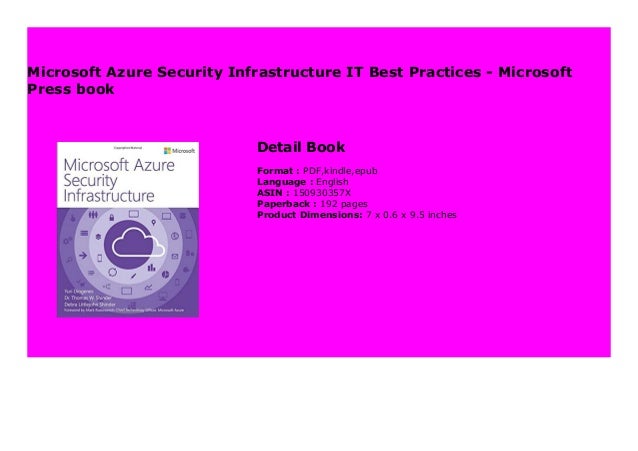 Microsoft Azure Security Infrastructure IT Best Practices - Microsoft ...