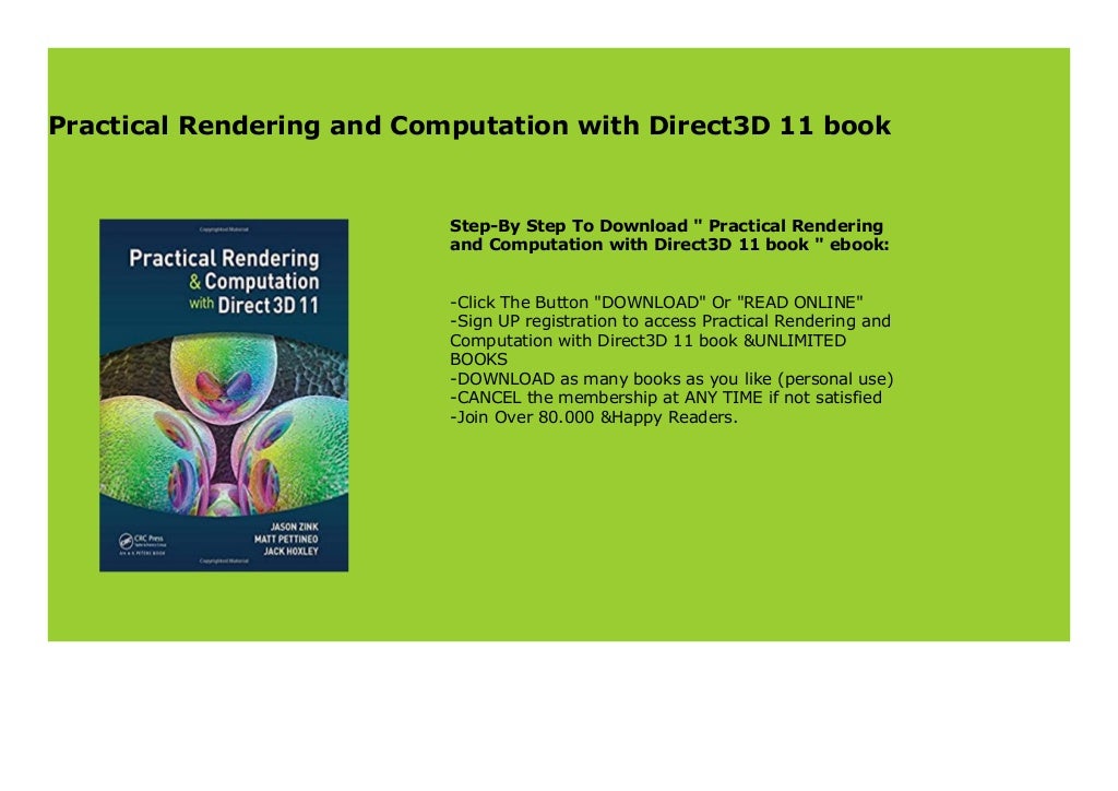 Practical Rendering And Computation With Direct3d 11 Book 745