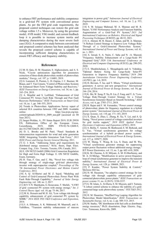 FRT in PV power system analysis in the grid | PDF