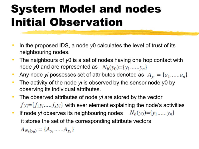 Neighbor Node Trust Based Intrusion Detection System For Wsn Ppt