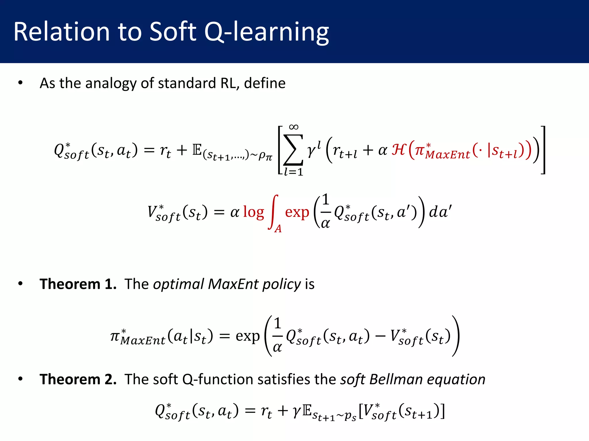 Reinforcement Learning With Deep Energy Based Policies Ppt