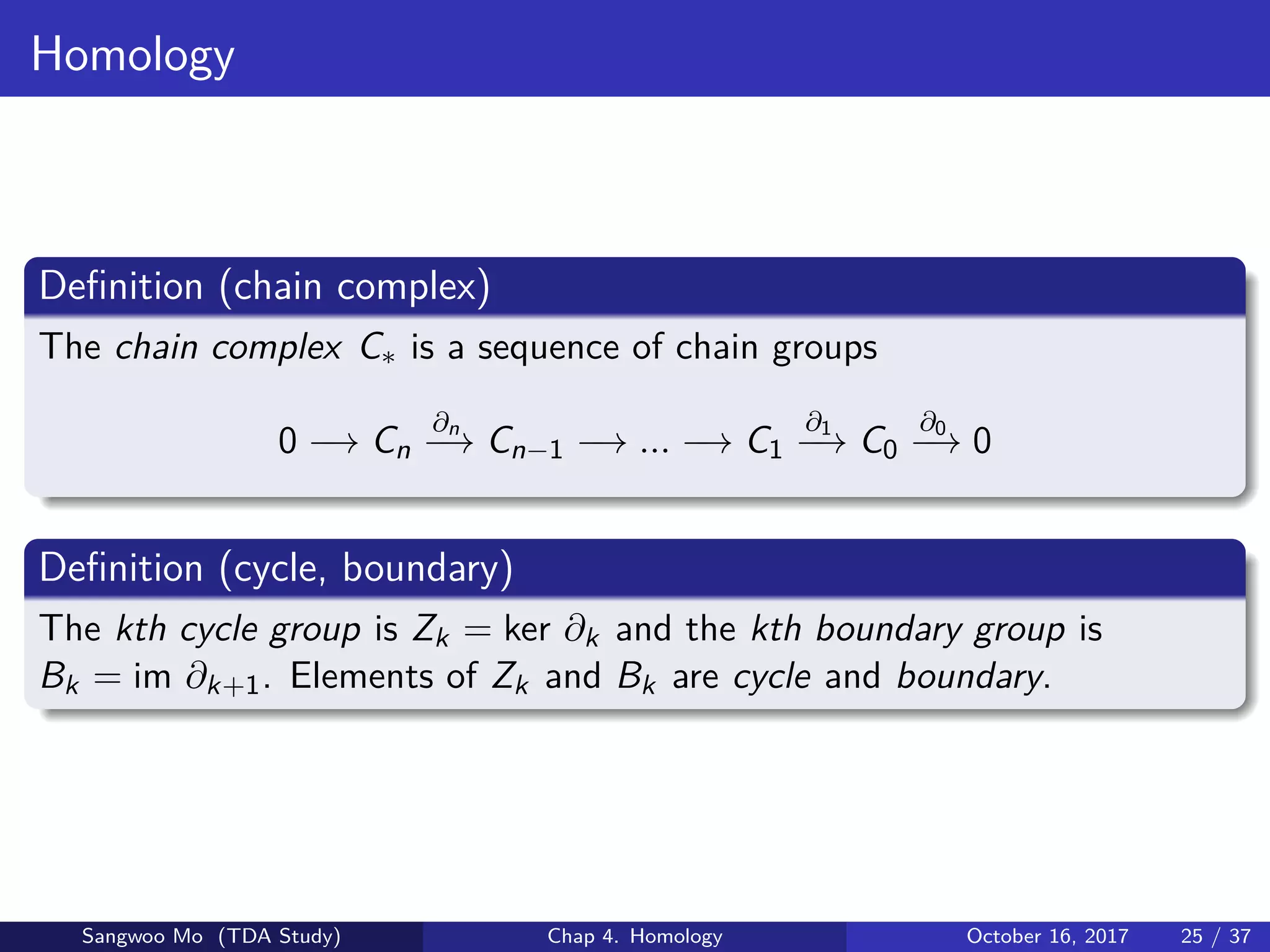 Topology for Computing: Homology | PDF