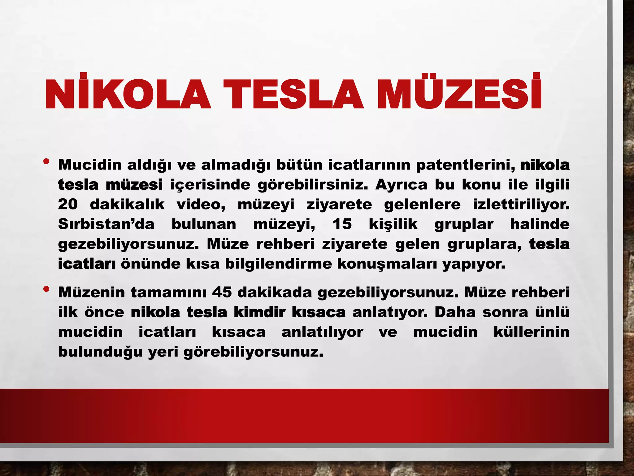 Nikola_Tesla_KYsaca_Hayat | PPTX