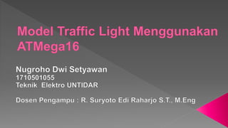 Flowchart dan Coding Program Traffic Light dengan At-Mega 16 | PPTX