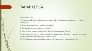 program lampu lalu lintas | PPTX