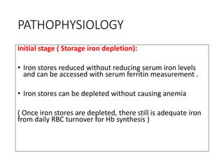 Iron Deficiency Anemia And Classification of Anaemia | PPTX