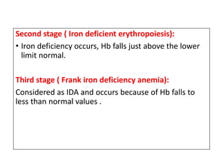 Iron Deficiency Anemia And Classification of Anaemia | PPTX | Blood ...