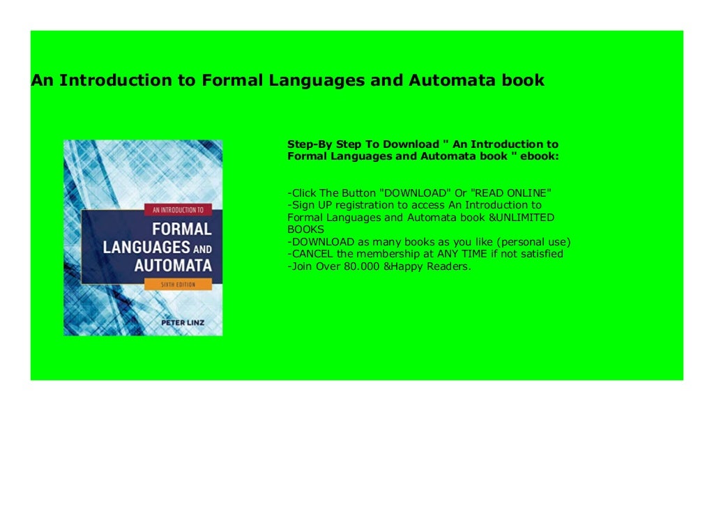 An Introduction to Formal Languages and Automata book 884