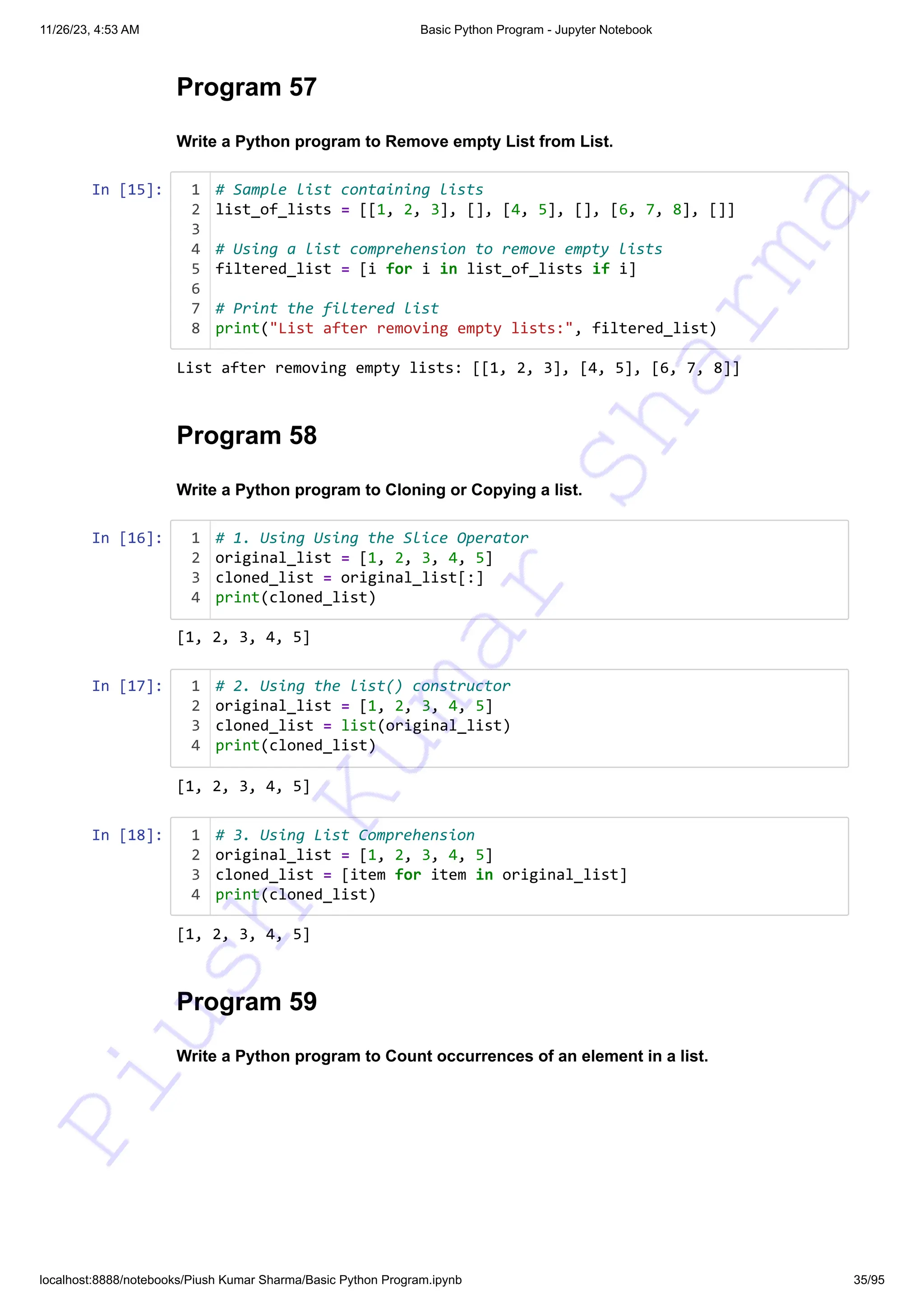 140+ Basic Python Programs This resource can assist you in preparing ...