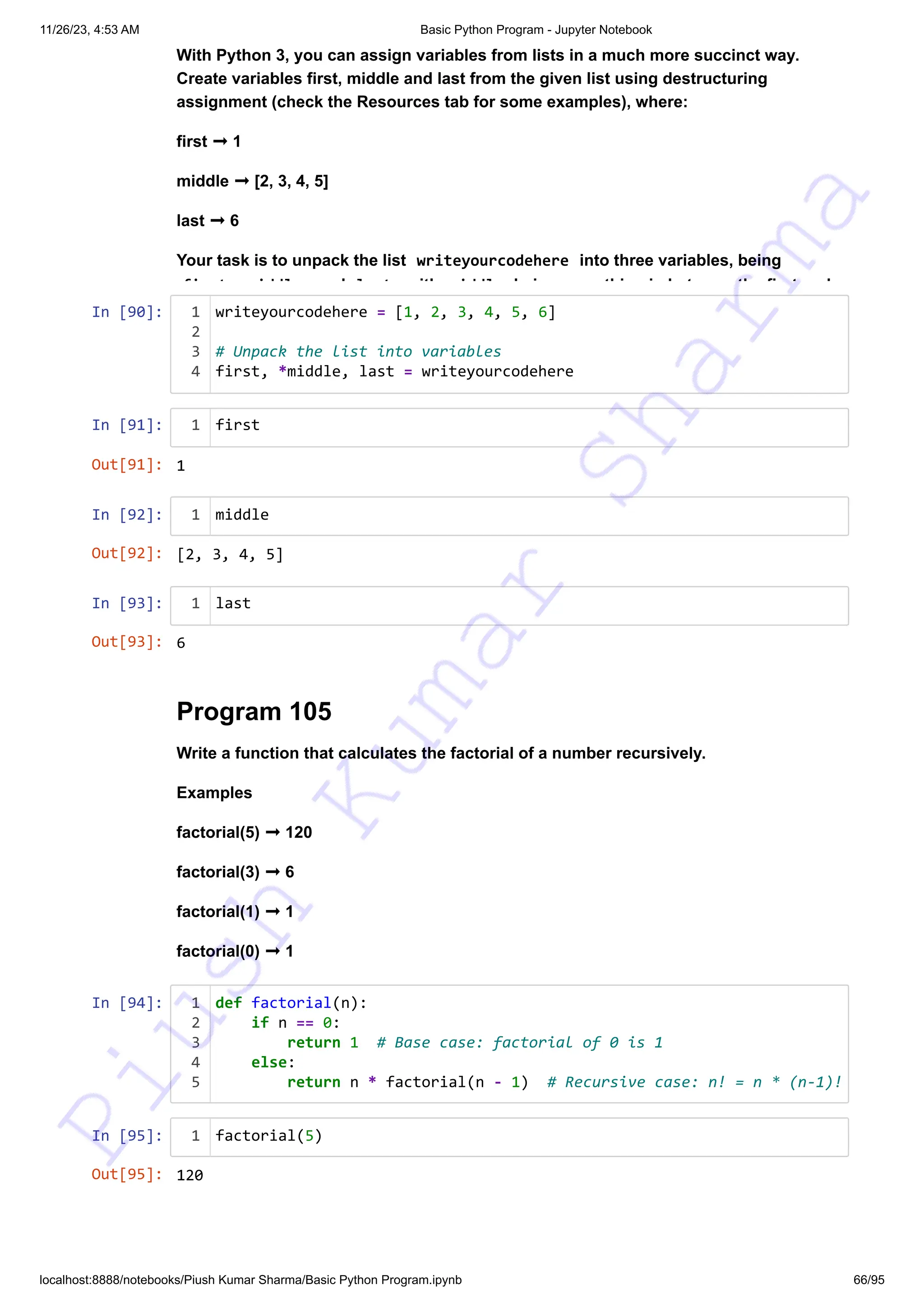 140+ Basic Python Programs This resource can assist you in preparing ...