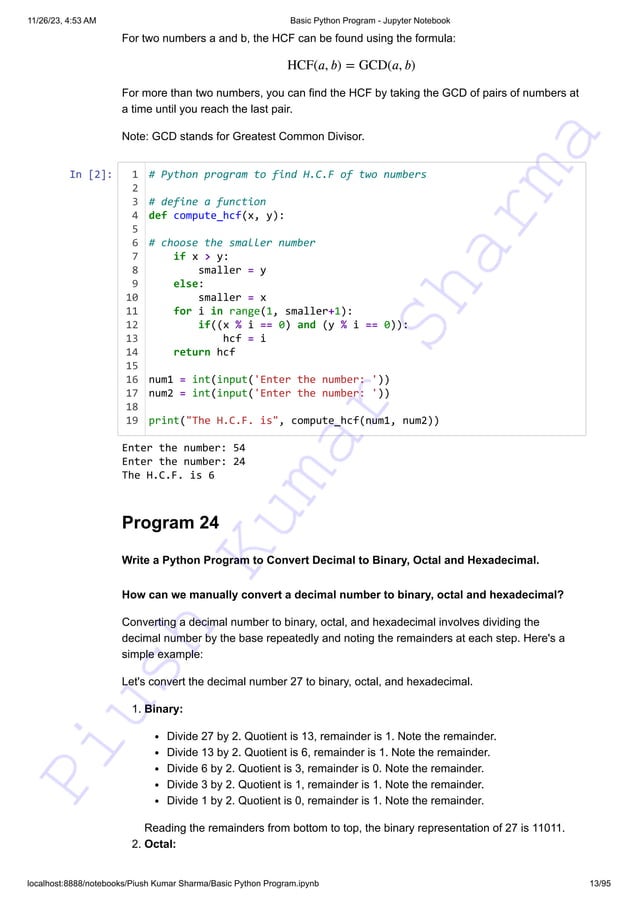 140+ Basic Python Programs This resource can assist you in preparing ...