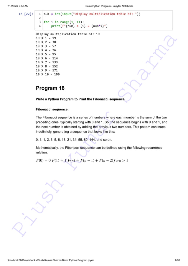 140+ Basic Python Programs This resource can assist you in preparing ...