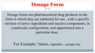 Different dosage with qualitative and quantitative analysis | PPTX