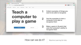 Introducing Machine Learning to Kids | PDF