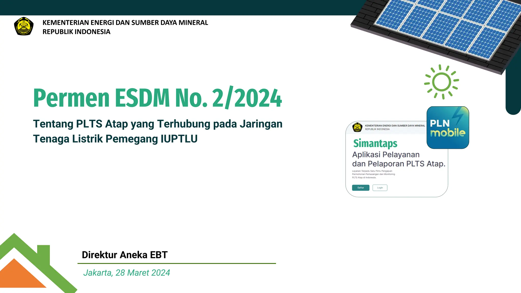 PLN presentation permohonan perizinan plts atap on grid | PDF