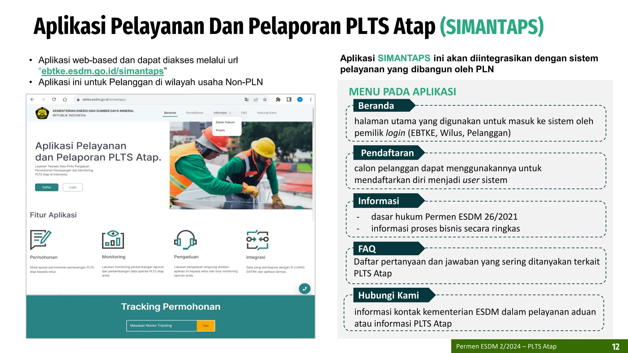 PLN presentation permohonan perizinan plts atap on grid | PDF