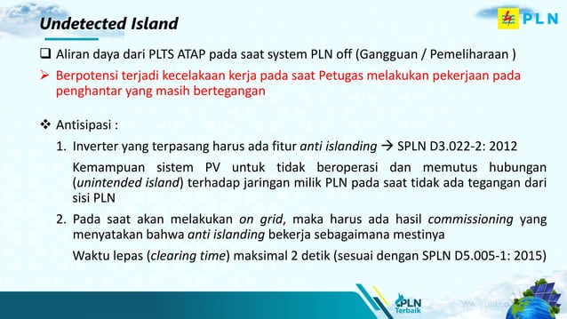 PLN presentation permohonan perizinan plts atap on grid | PDF