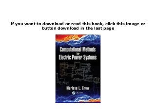 Computational Methods for Electric Power Systems Electric Power ...