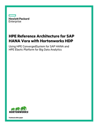 4AA6-8601ENW-HPE_RA_SAP_HANA_Vora_Hortonworks_HDP | PDF
