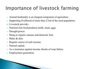 Improved animal health for poverty reduction and sustainable ...