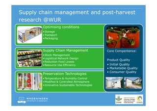 Post-harvest management: Value chain perspective on economically and ...