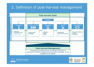 Post-harvest management: Value chain perspective on economically and ...