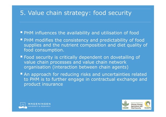 Post-harvest management: Value chain perspective on economically and ...