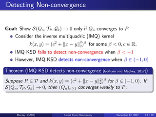 QMC Program: Trends and Advances in Monte Carlo Sampling Algorithms Workshop, Measuring Sample ...