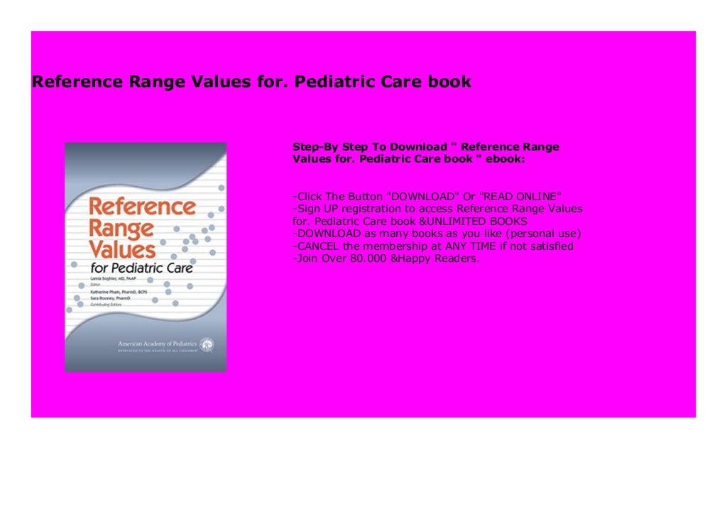 reference-range-values-for-pediatric-care-book-399