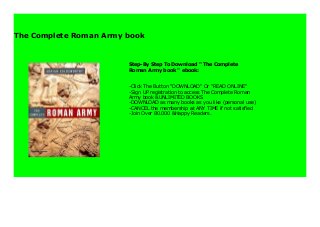 The Complete Roman Army book 877