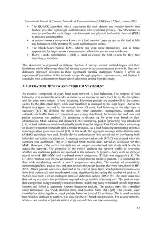 Load Balanced Attack Defense System with Lightweight Authentication and ...