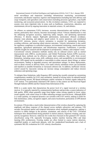 MACHINE LEARNING AND DEEP TEMPORAL NETWORKS FOR UAV VELOCITY ...