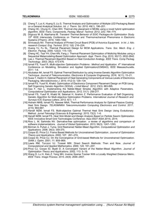 Electronics system thermal management optimization using finite element ...