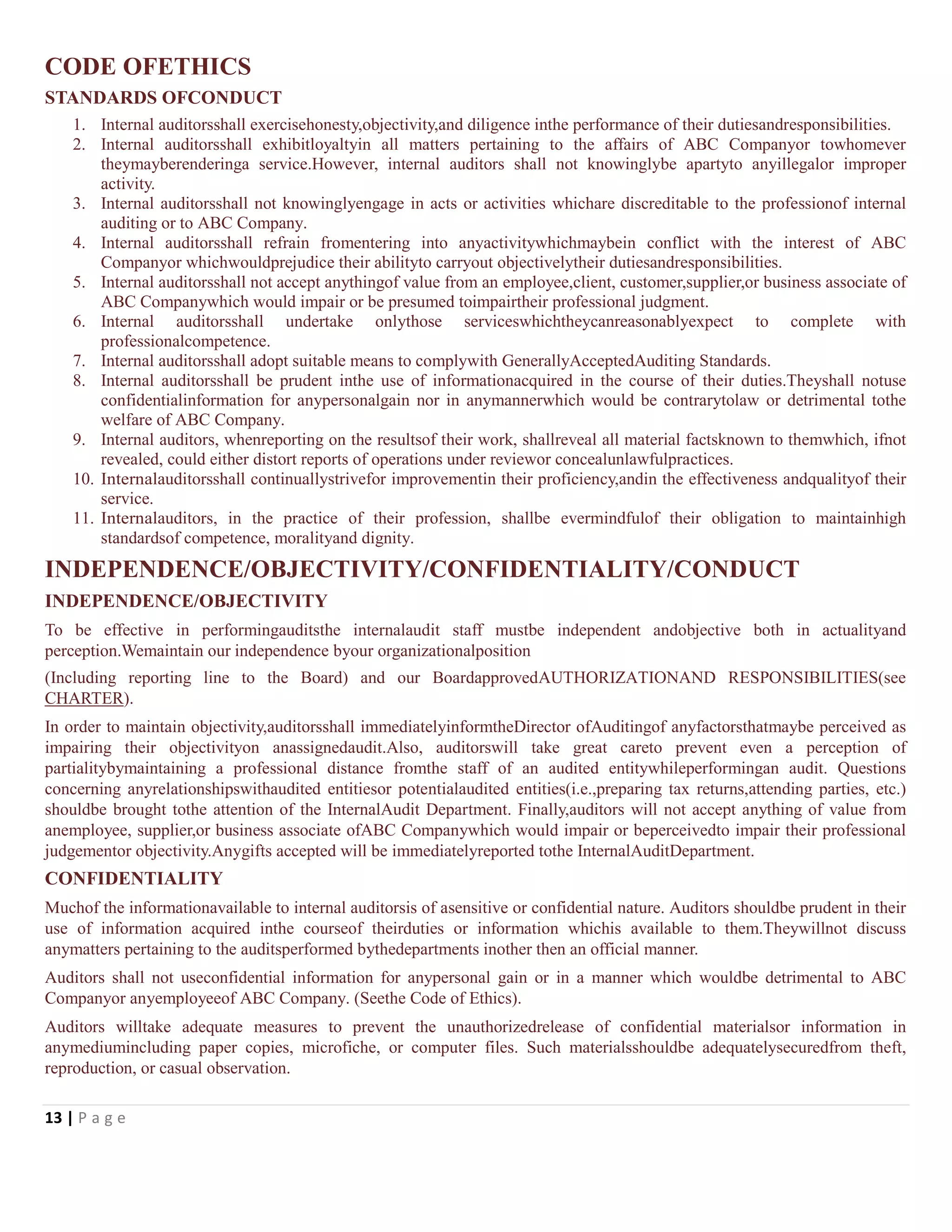 17129338 internal-audit-manual | PDF