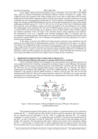 Energy optimization of 6T SRAM cell using low-voltage and high-performance inverter structures | PDF
