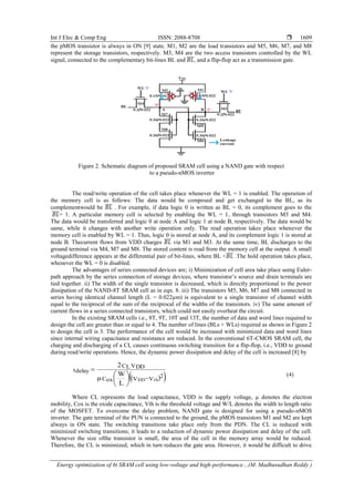 Energy optimization of 6T SRAM cell using low-voltage and high-performance inverter structures | PDF