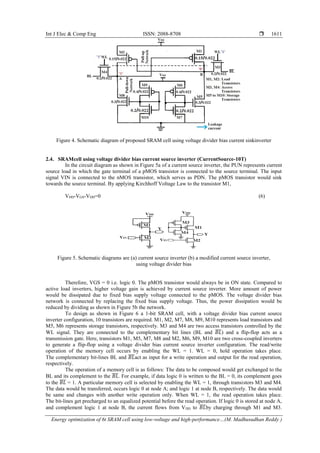 Energy optimization of 6T SRAM cell using low-voltage and high ...