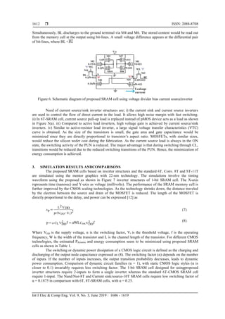 Energy optimization of 6T SRAM cell using low-voltage and high-performance inverter structures | PDF