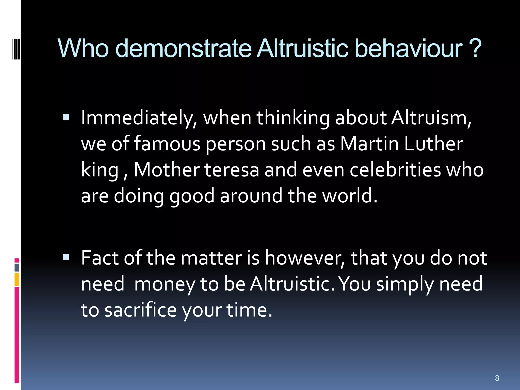ALTRUISM | PPTX