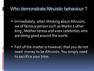 ALTRUISM | PPTX