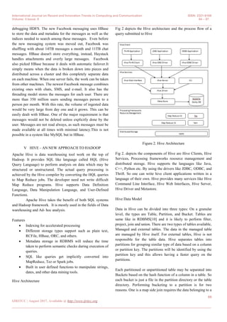 Hadoop and its role in Facebook: An Overview | PDF | Internet | Computing