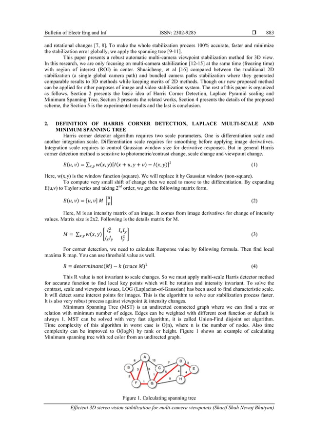 Efficient 3D stereo vision stabilization for multi-camera viewpoints | PDF | 3-D Graphics ...