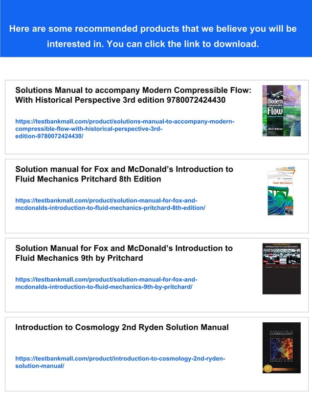 Introduction to Compressible Fluid Flow 2nd Oosthuizen Solution Manual | PDF