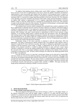 Input-output linearization of DC-DC converter with discrete sliding mode fuzzy control strategy ...